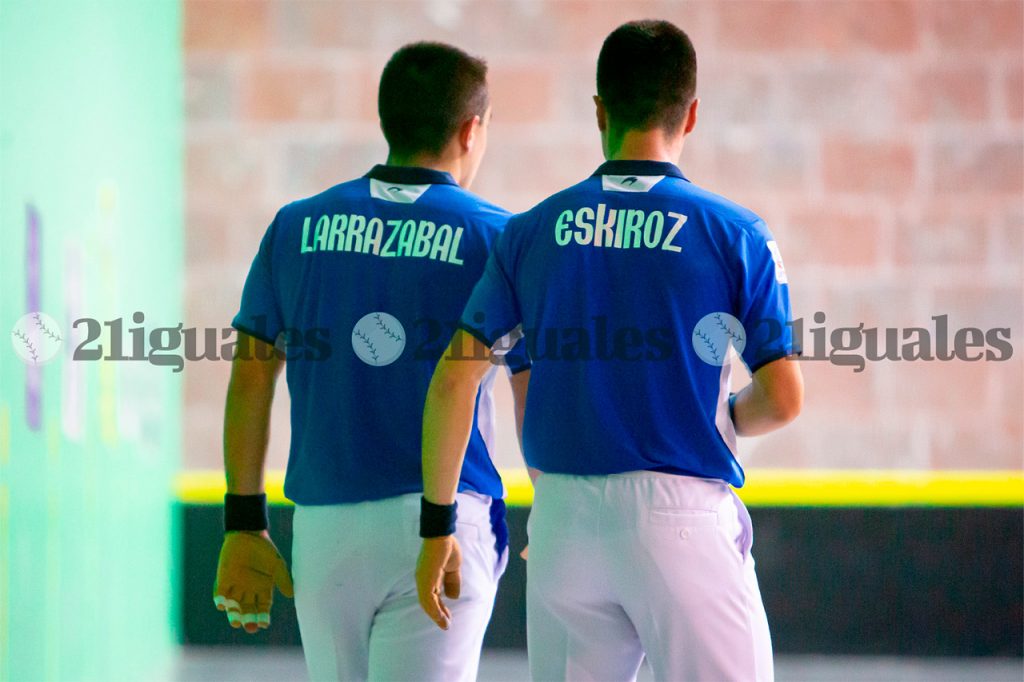 Larrazabal y Eskiroz, primeros finalistas